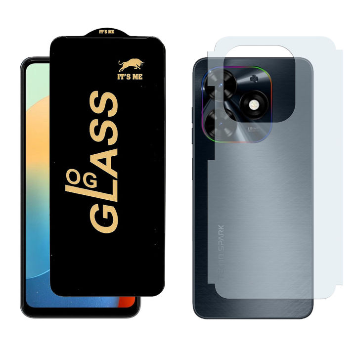 Tecno Spark Go 2024 Premium OG Glass Protector HD Plus Clear Protection ...