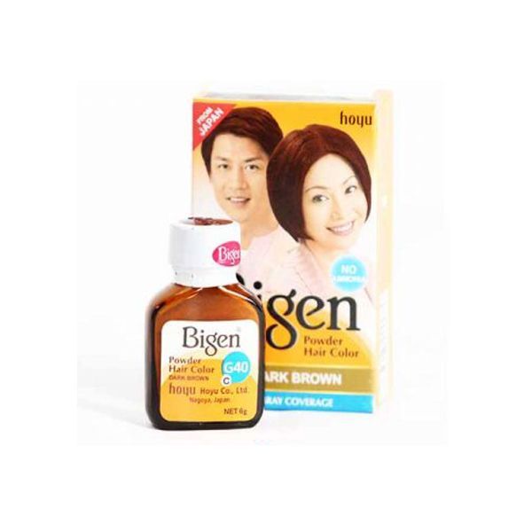 Bigen powder hair color G40 dark brown | Daraz.lk