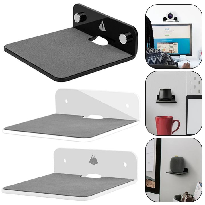 Acrylic Speaker Mount Multifunctional Portable Wall Shelf Display Stand ...