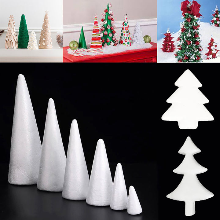 1/2/5pcs Polystyrene Foam Tip Cone Flat Cone For Craft DIY Accessory ...
