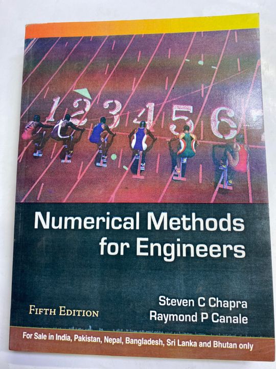 NUMERICAL METHODS FOR ENGINEERS 5th EDITION BY STEVEN C CHAPRA | Daraz.pk