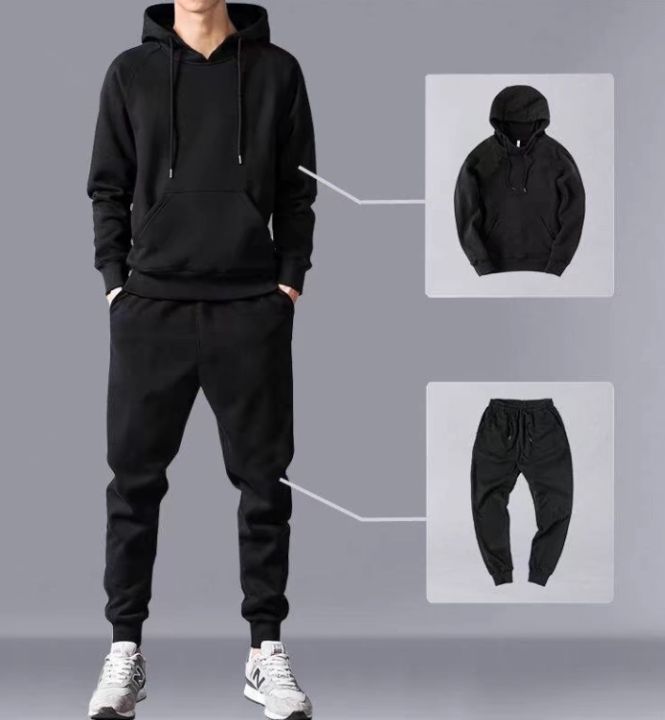 ShopMee Winter Men'S Stylish Combo Pack Of Hoodie And Trouser Set ...