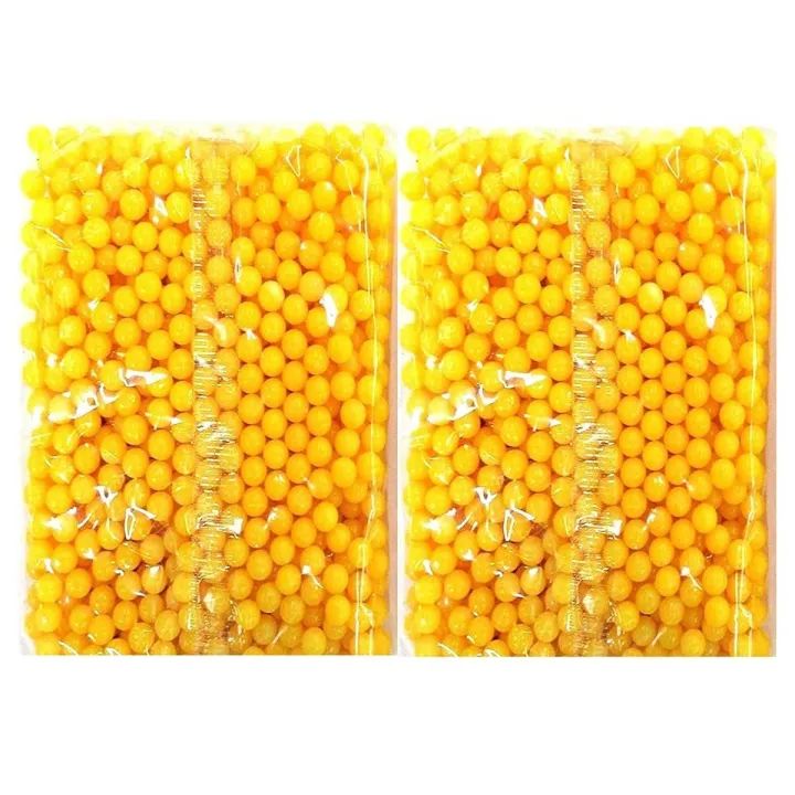 500+ Plastic BB Bullets for Toy Guns - 6mm Yellow Plastic Reusable ...