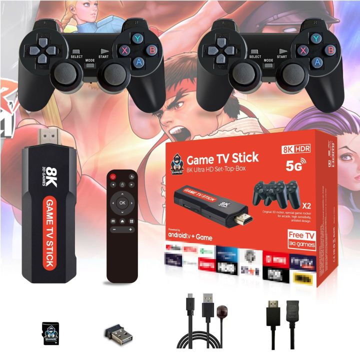 X2 plus video game stick Android Q9 5G 8K TV box dual system 2.4G ...