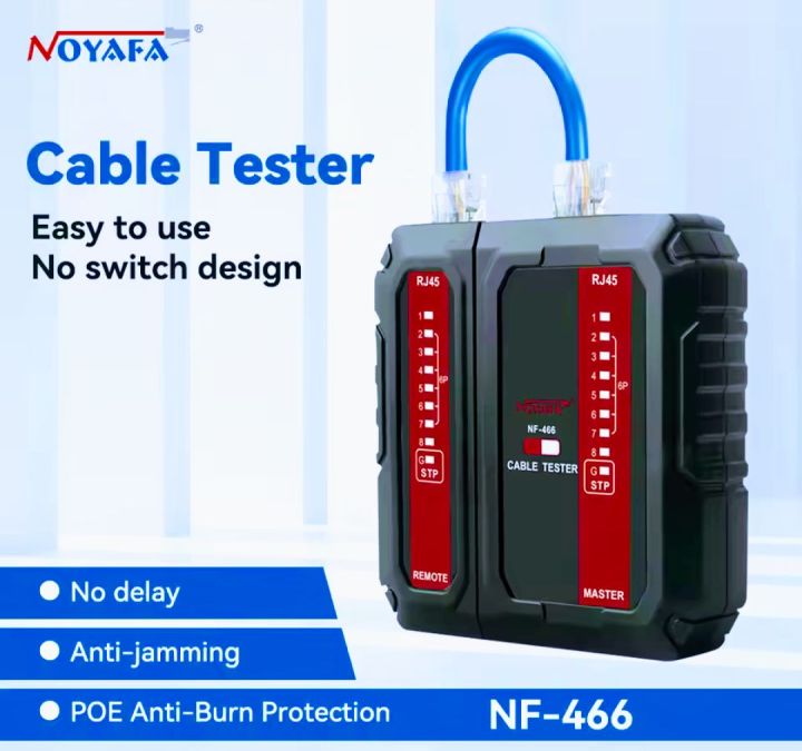 NOYAFA Network RJ45 UTP STP Cable LAN Tester Networking Repair Tool ...
