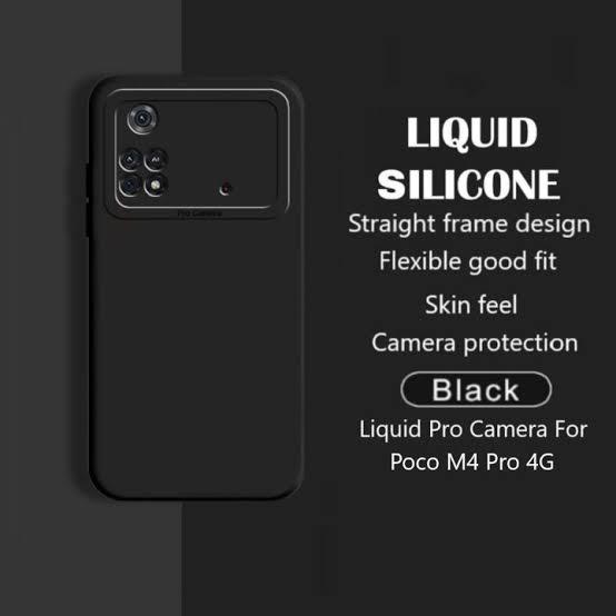 Fo Xiaomi Poco M4 Pro Soft Silicone Cases Shockproof Round Edge Camera ...