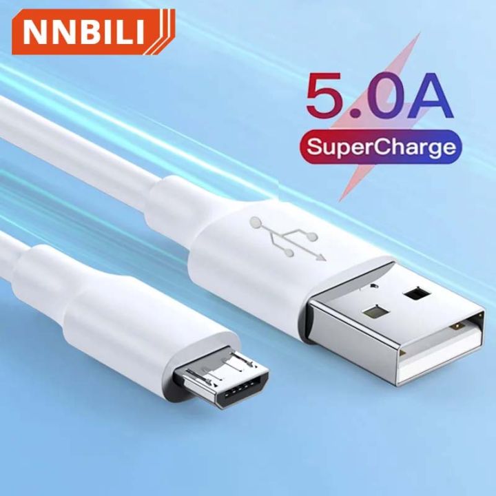 Micro USB Cable 5A Fast Charging Wire Mobile Phone Micro USB Cable For ...