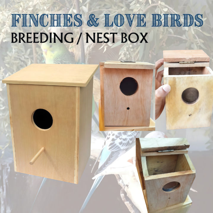 Breeding box for small birds | Love Birds, Finches, Gouldian | Bird ...