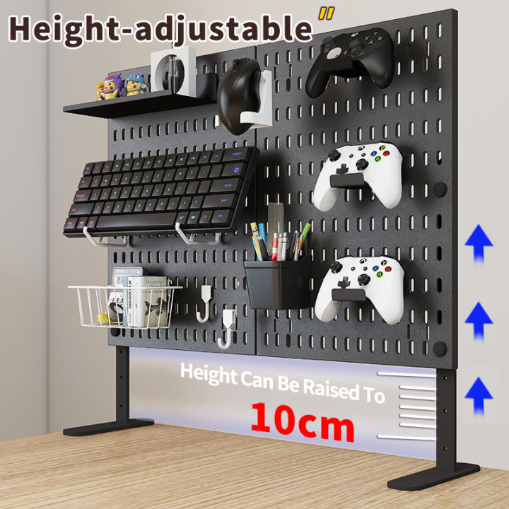 Desktop Decorative Storage Pegboard: Stores Office Documents And ...