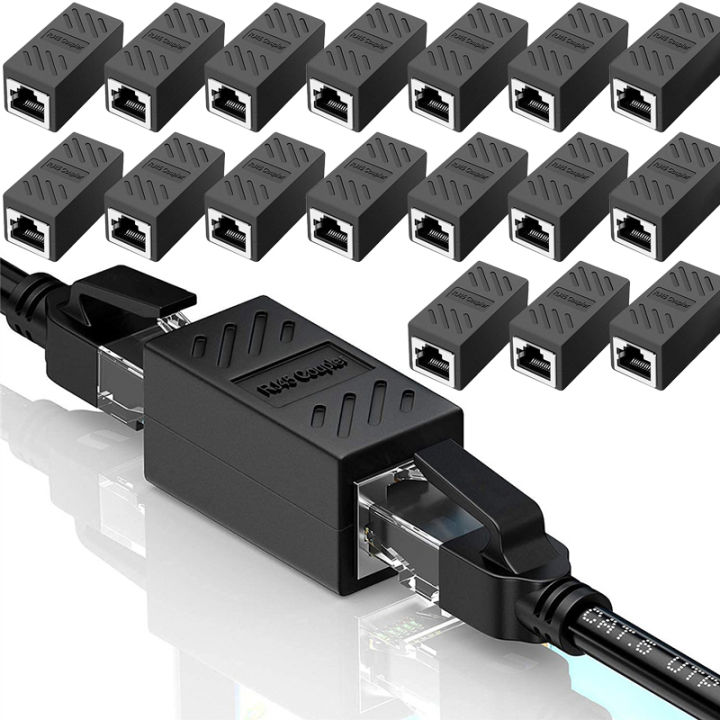 1/5/10/20pcs RJ45 Coupler Ethernet Cable Coupler LAN Connector Cat7 ...
