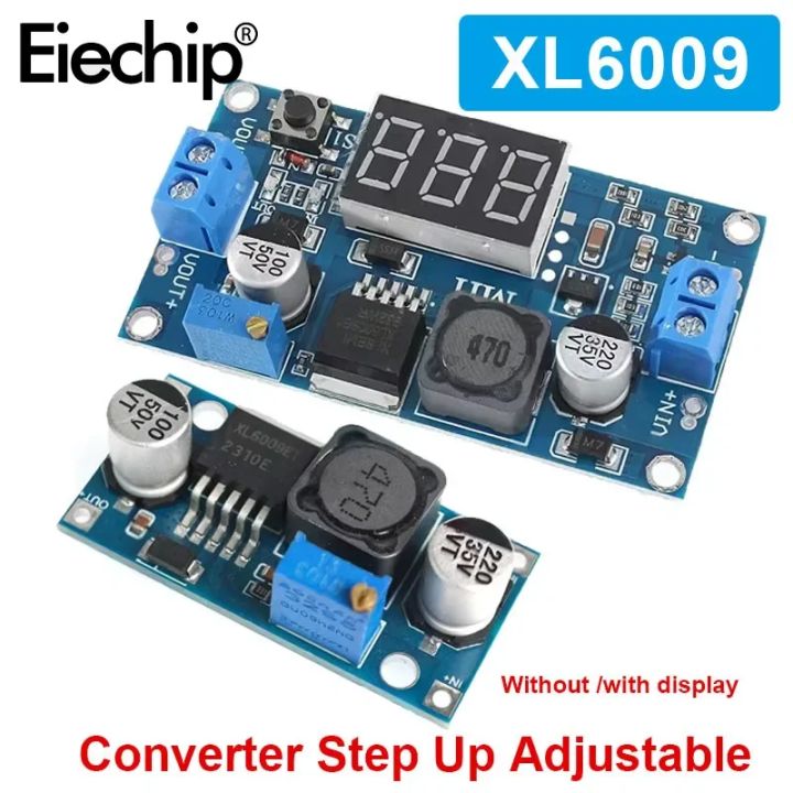 High-Performance XL6009 Boost Converter: 15W Step-Up Power Supply, Adjustable 5-32V To 5-50V ...