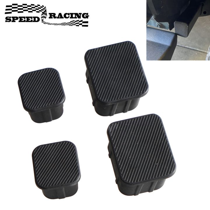 4Pcs Crash Bar End Caps Front Axle Plug Rubber Stopper Cover Protection ...