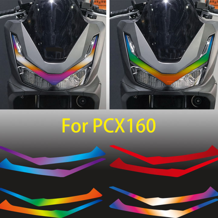 For Honda PCX 160 Headlight Reflective Vinyl Sticker Custom Decorative ...