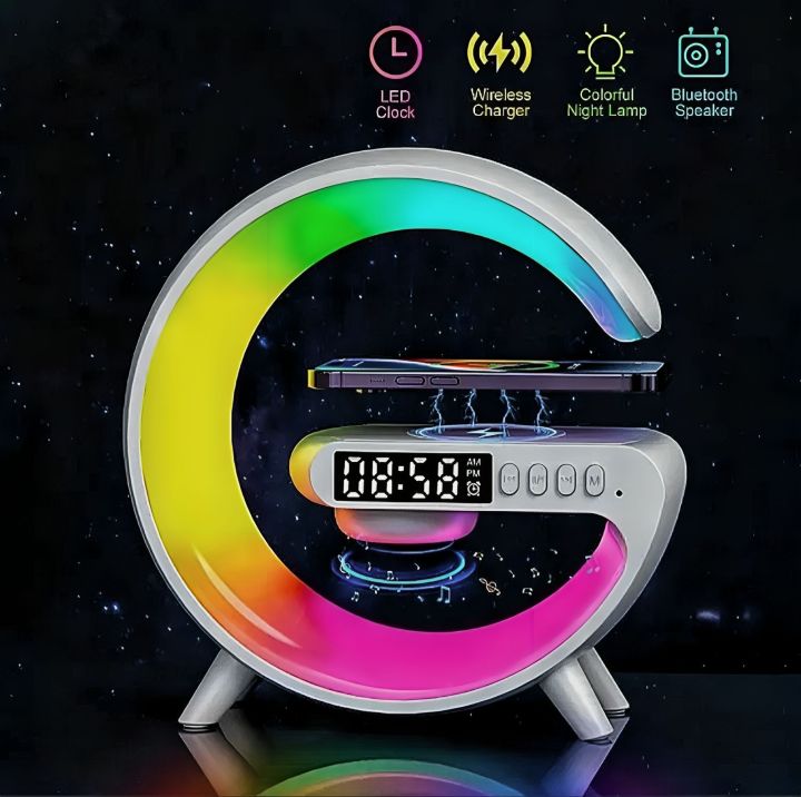 G63 Atmosphere RGB Light Bluetooth Speaker With Wireless Charging ...