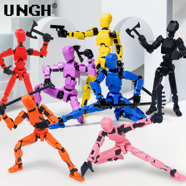 UNGH Multi-Jointed Movable Robot 3D Printed Mannequin Toy 13 Action ...