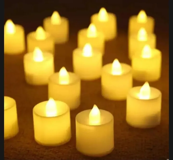 Led candles pack off 6 round shape | Daraz.pk