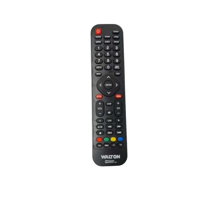Tv Remote Control For Walton Dolby Digital Led Tv. | Daraz.com.bd