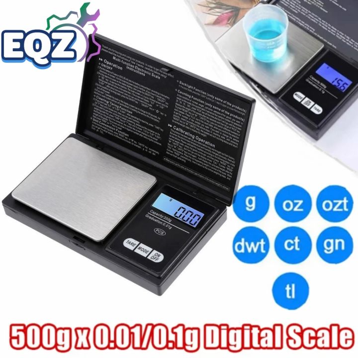 0.1/ 0.01g High Precision Digital Kitchen Scale Jewelry Gold Balance ...