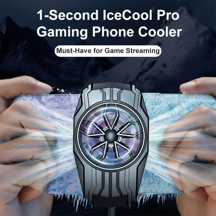 Portable Rechargeable Phone Gaming Cooler, Fast Cooling Fan Mobile ...