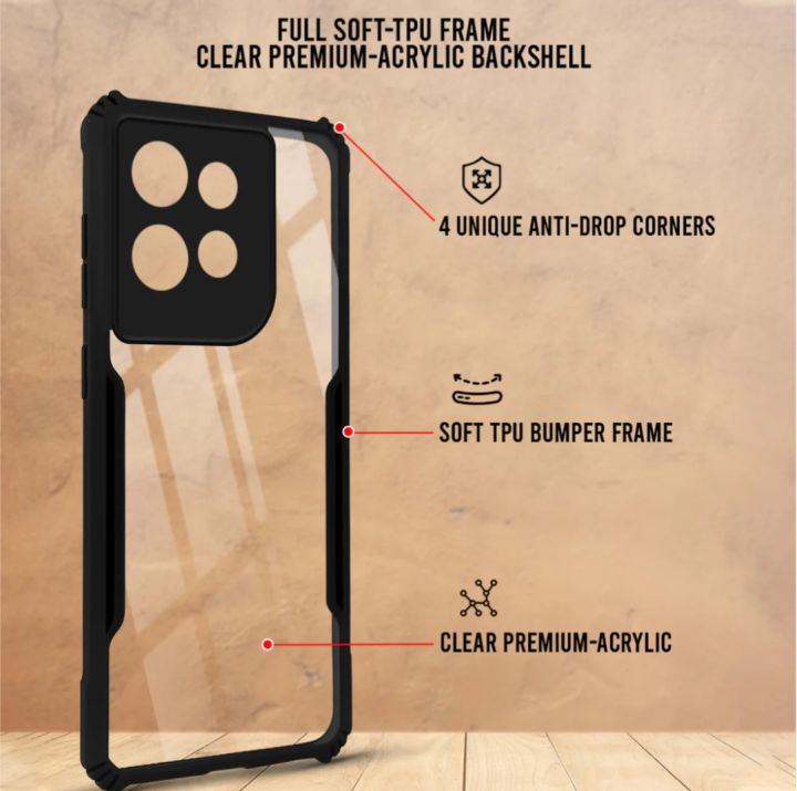 Motorola Edge 50 Neo Case Crystal Clear Case ipaky Slim Anti Scratch ...