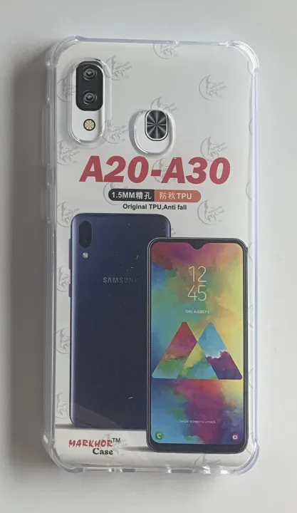Samsung A20/Samsung A30 Transparent Silicon Back Cover | Daraz.pk