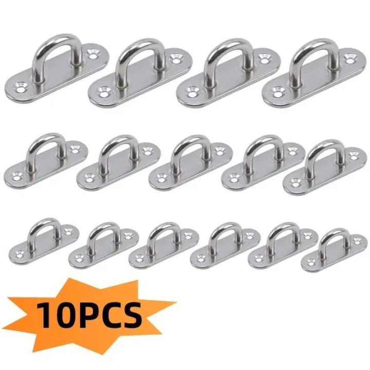 304-M6 M5 M8 Oval Eye Board Deck Buckle Staple Boat Shade Sail Mounting ...