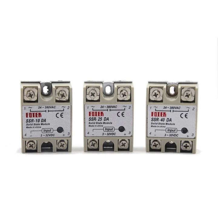 Solid State Relay SSR-10DA SSR 25DA SSR-40DA Ac Dc Converter Input 3 ...