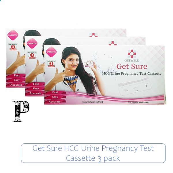Get Sure Pregnancy Test Cassette - 3pcs | Daraz.com.bd