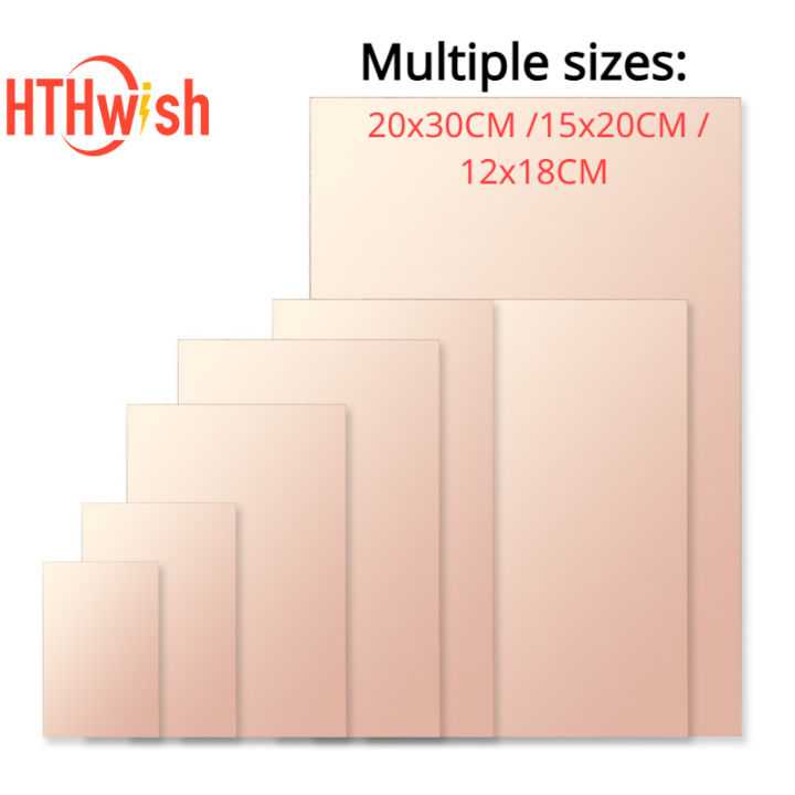 1PCS 12x18cm Copper Clad Plate Pcb Laminate Circuit Board 15x20CM ...