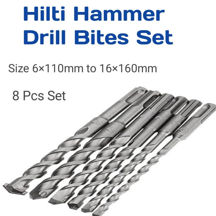 Hilti Drills Bites Set Carbide Tip SDS Electric Hammer Drill Bit | Daraz.pk