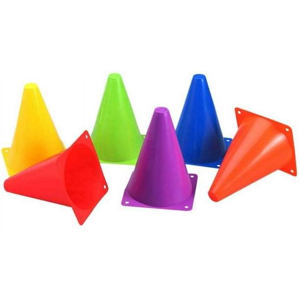 Traffic Cones 6 inches Training cones (Pack of 12 and & different ...