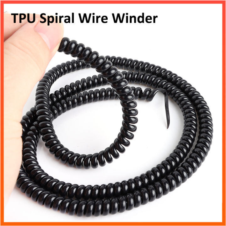 1M TPU Winding Protection Line Cable Spiral Wire Winder Organizer for ...