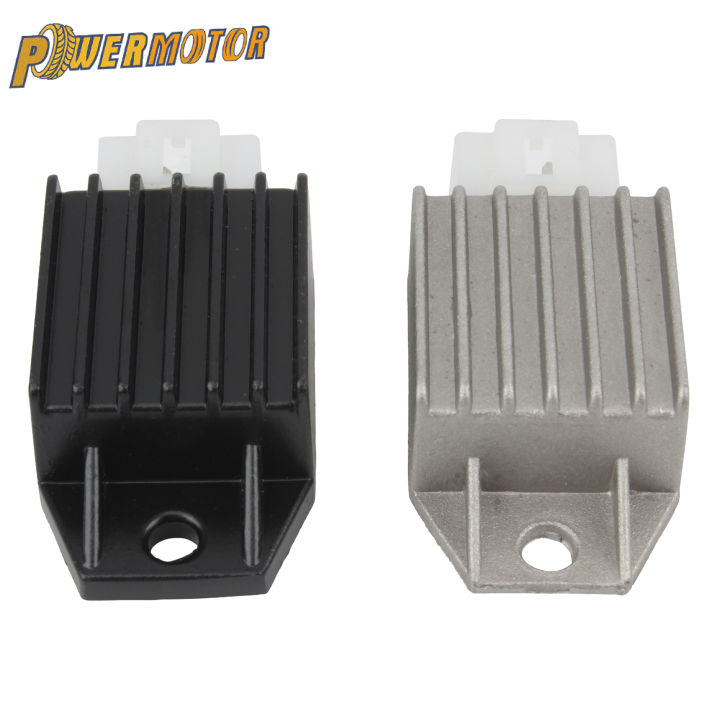 4 Pin Motorcycle Voltage Regulator Full Wave Rectifier For GY6 50 80 ...