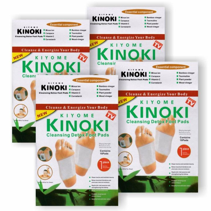 ခြေဖဝါးအဆိပ်ထုတ်ကပ်ခွါ - KINOKI Cleansing Detox Foot Pads Patches ...