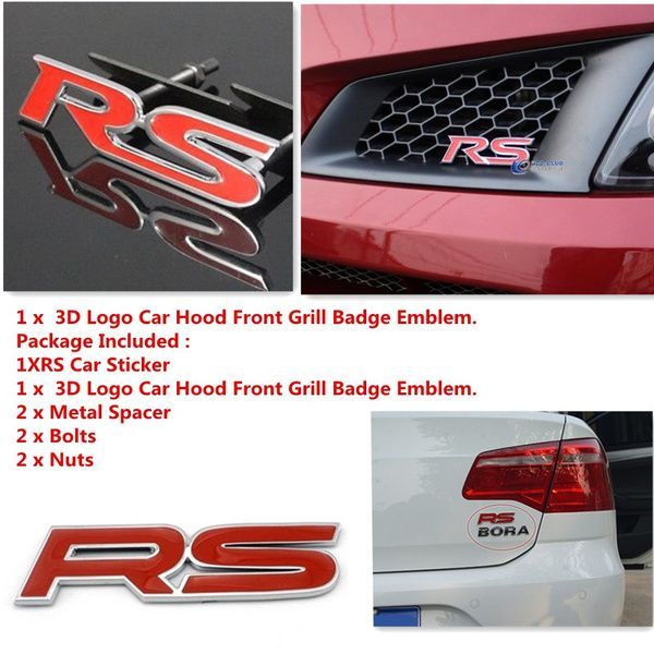RS car grill logos | Daraz.pk