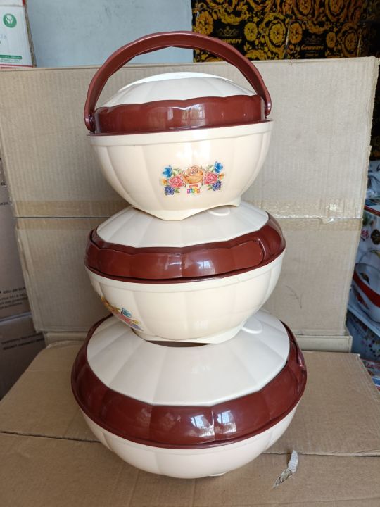 Hot Pot Set 3pc & Easy Grip Handle | 3p set Hot Pot Stainless steel ...