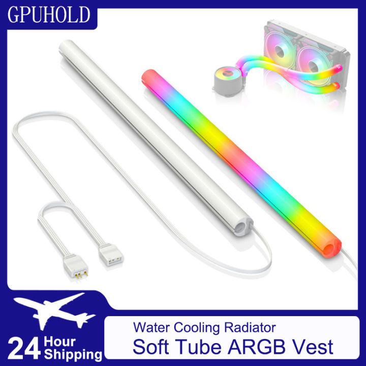 GPUHOLD 5V 3PIN ARGB Water Cooling Hose Tube Lamp Cover Water Cooler ...