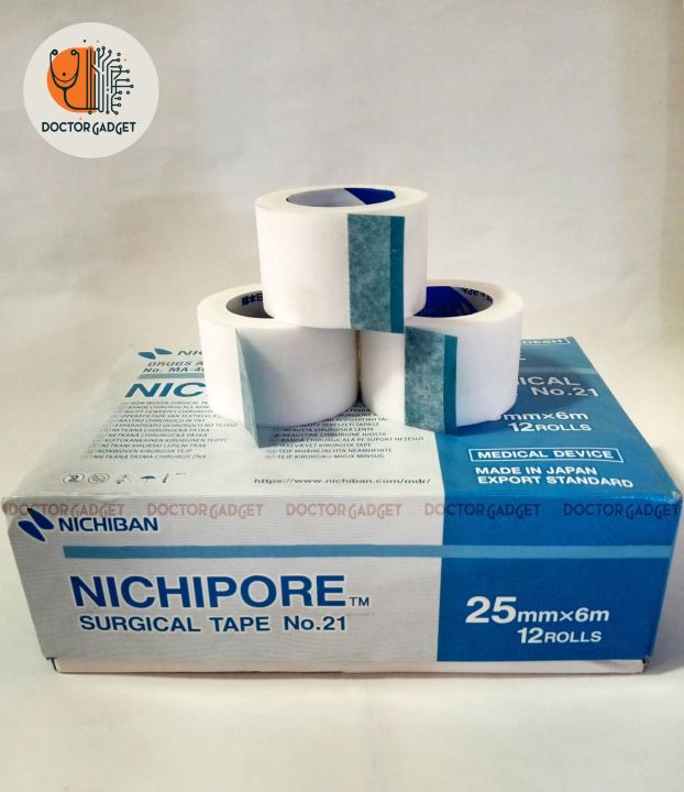 1pcs Japan Made Nichipore Nichiban Surgical Tape 1 Inch (25mm) 6 meter ...
