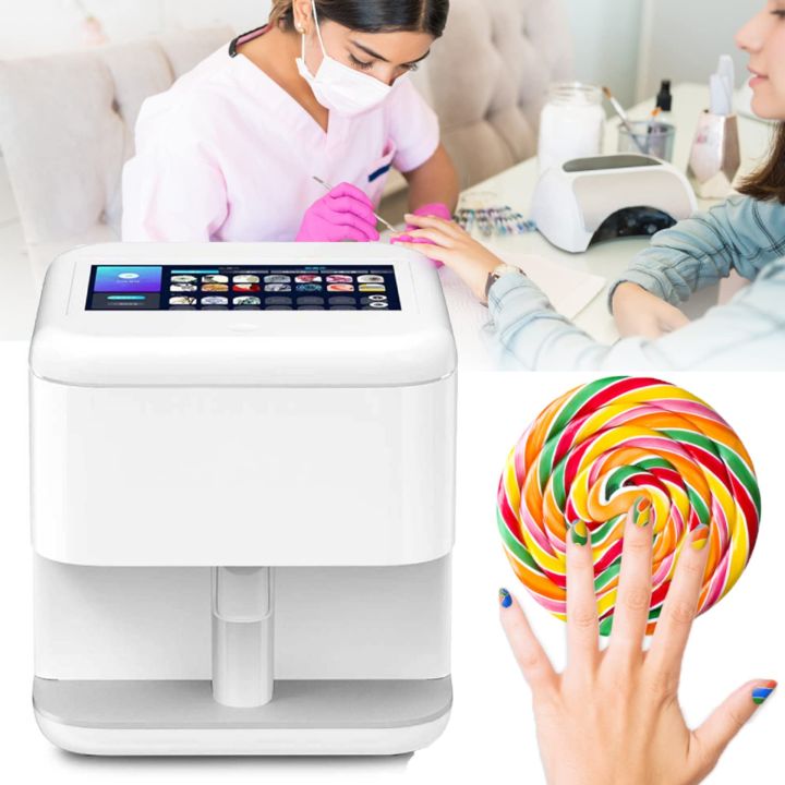 3D Smart Nail Art Printer, 7-inch HD Screen Nail Painting Machine ...