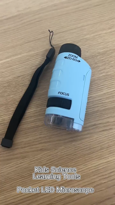 🔬 Portable Handheld Pocket Microscope 60X–120X Zoom | Mini Educational ...