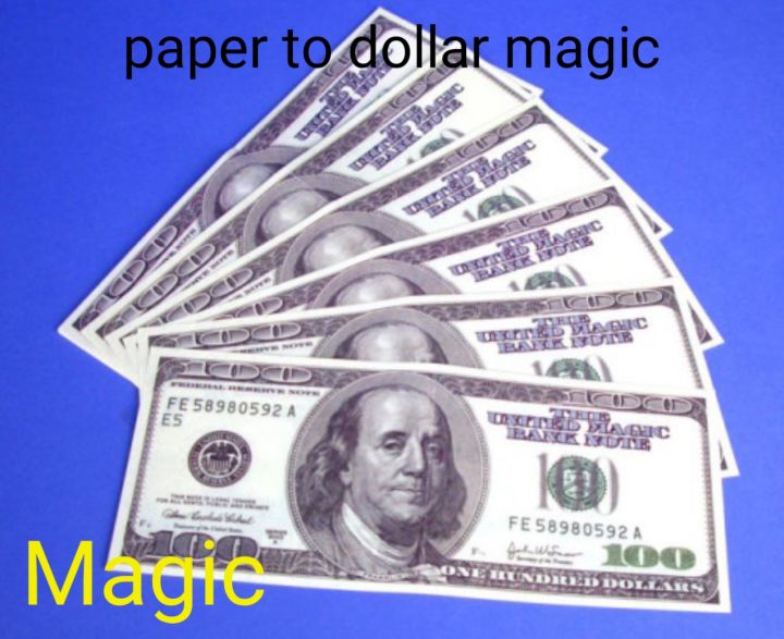 paper to dollar magic | Daraz.com.bd
