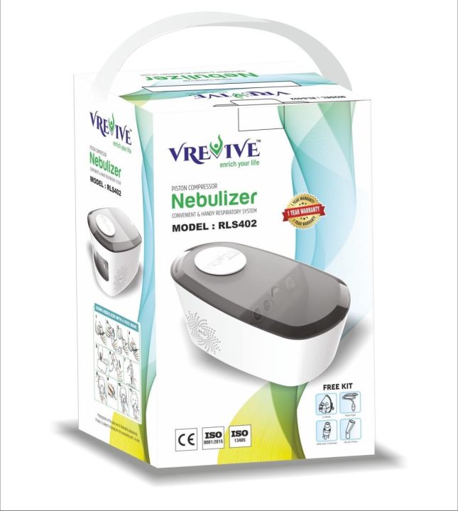 Revive Super Compressor Nebulizer Machine with Kit for Adult and Kids ...