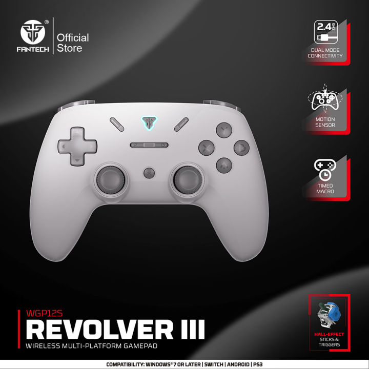 FANTECH REVOLVER III WGP12S Game Controller 1000hz Wireless Gamepad ...
