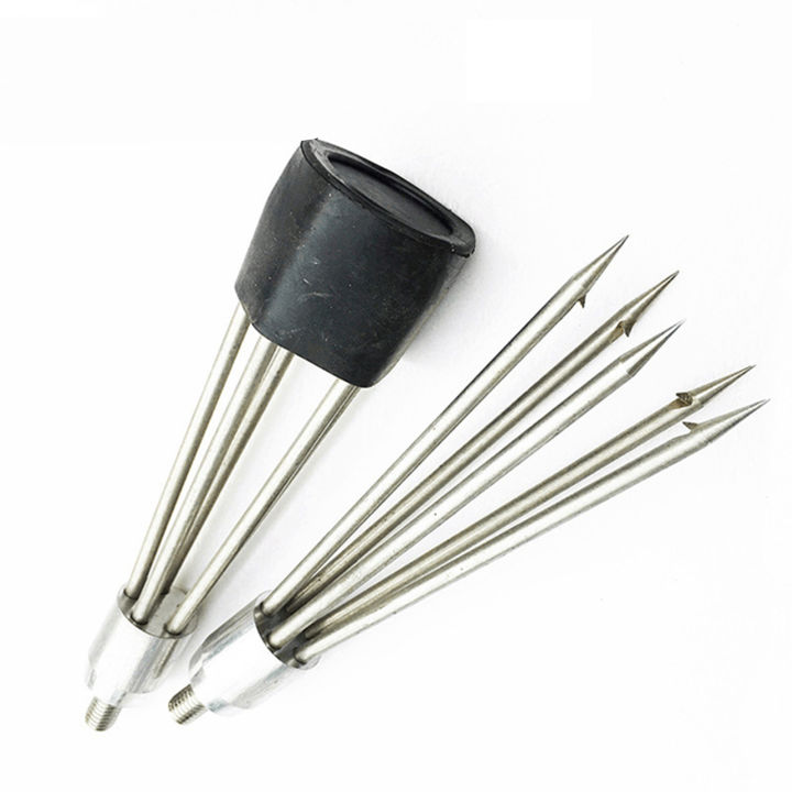 5 Prong Fish Gig Head Gaff gaff Fork Outdoor Barbed Diving Spears Gig ...