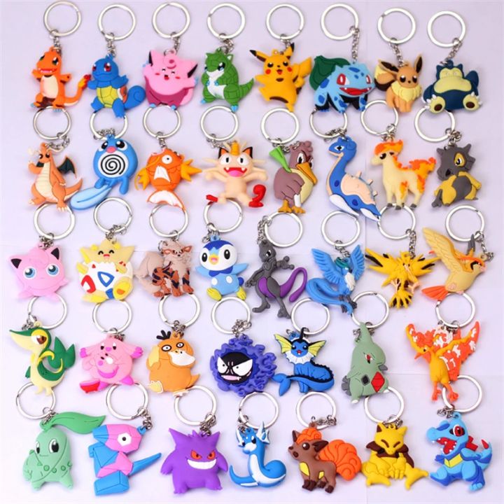 Pokemon Figure Cartoon Keychain Pokemon Gengar Cartoon Character ...