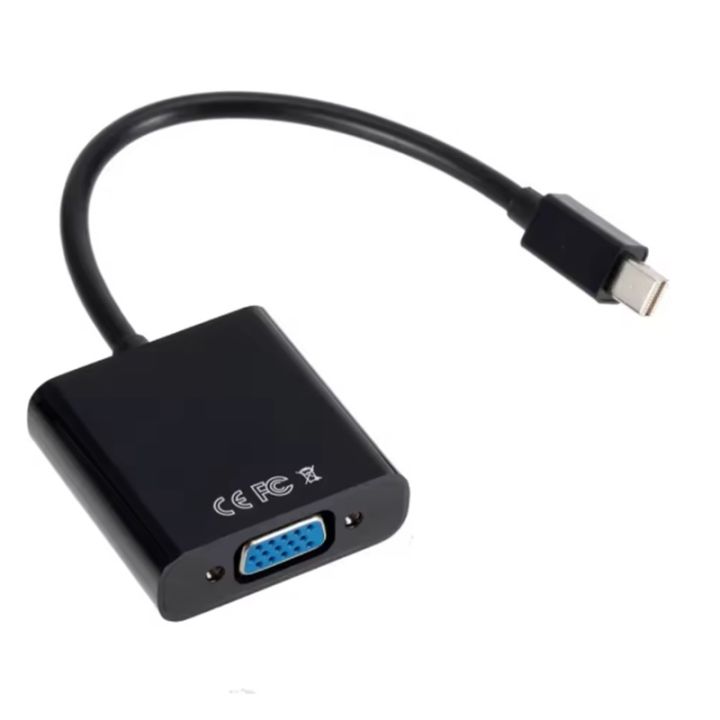 Mini DP to VGA Female Converter Adapter Cable 1080P Mini DisplayPort to ...