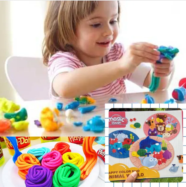 Play Doh baby play dough toy set baby girl cooking kit dough toy baby ...