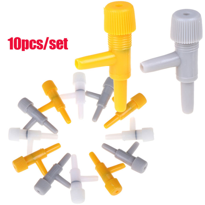 10Pcs Aquarium Air Line Tubing Volume Flow Control Valve Oxygen Air ...