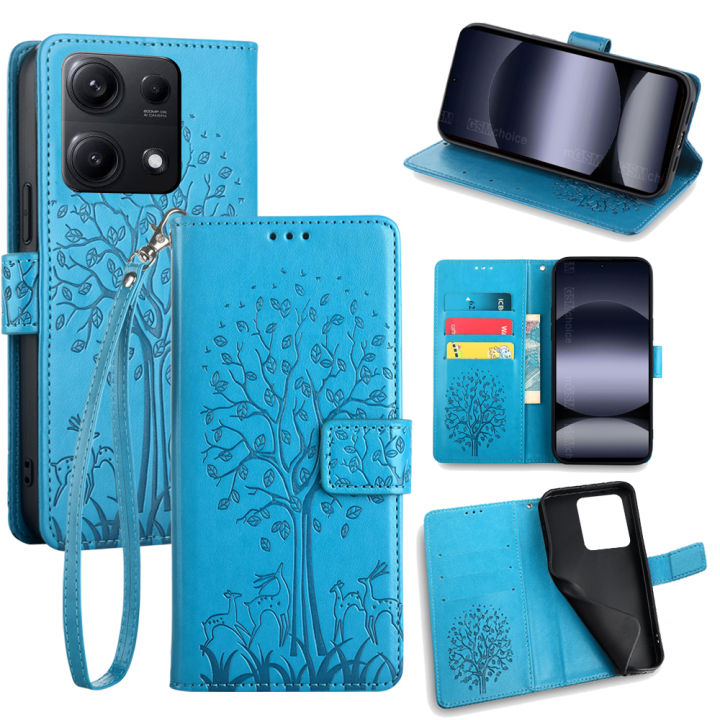 Wallet Leather Flip Cover for Redmi Note 14s Case Card Slots Magnetic ...