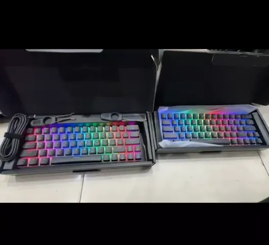 Tezarre TK63 pro Wireless Keyboard Bluetooth/2.4G/USB Wired 60% ...